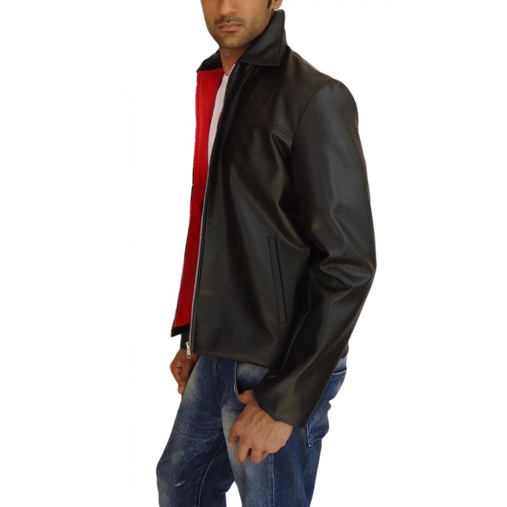 Layer Cake Black Leather Jacket